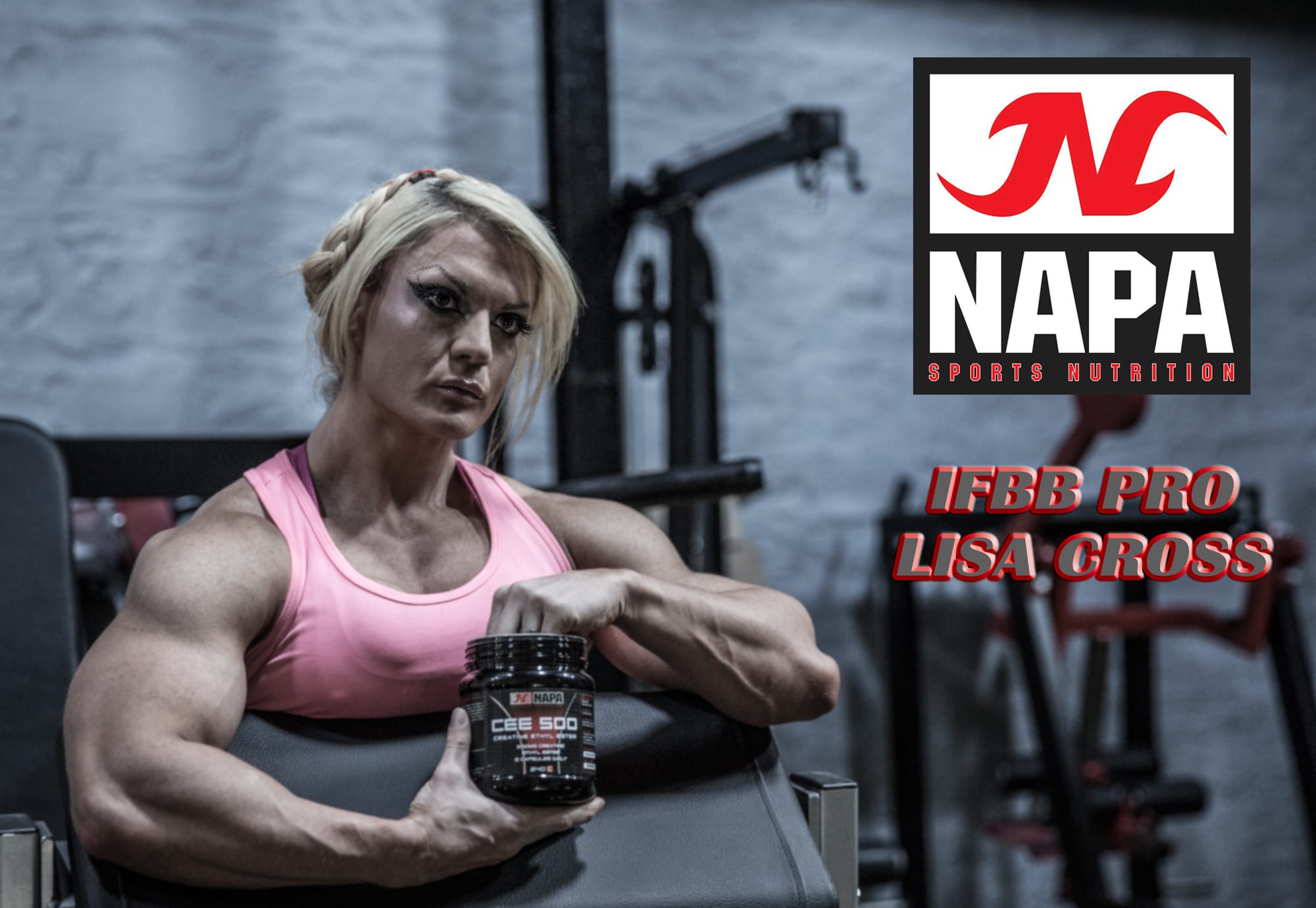 Arms today - Lisa Cross, Female Bodybuilder